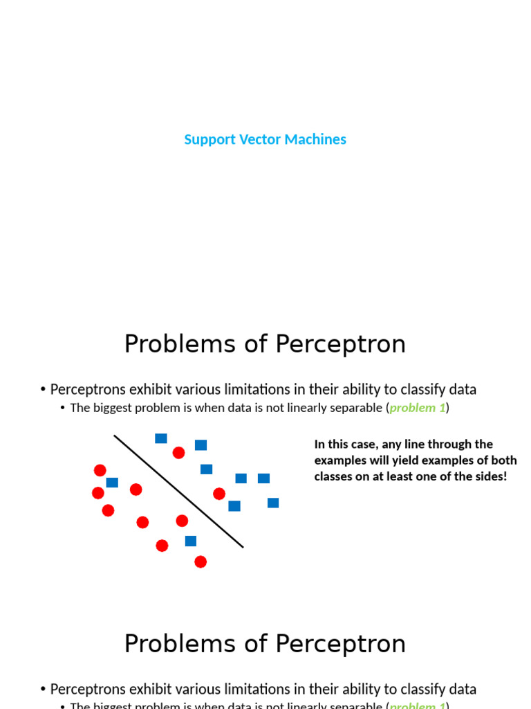 SVMs | PDF | Support Vector Machine | Applied Mathematics