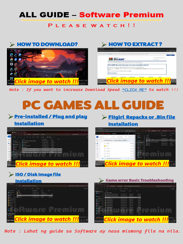 All Guide to Software Installation | PDF