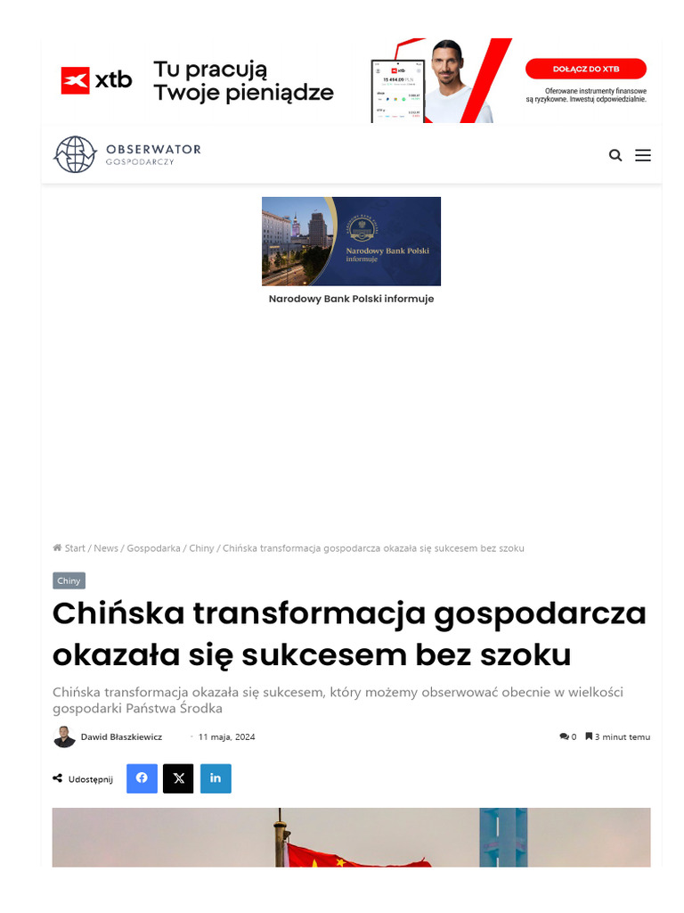 Chiny Transformacja Gospodarcza | PDF