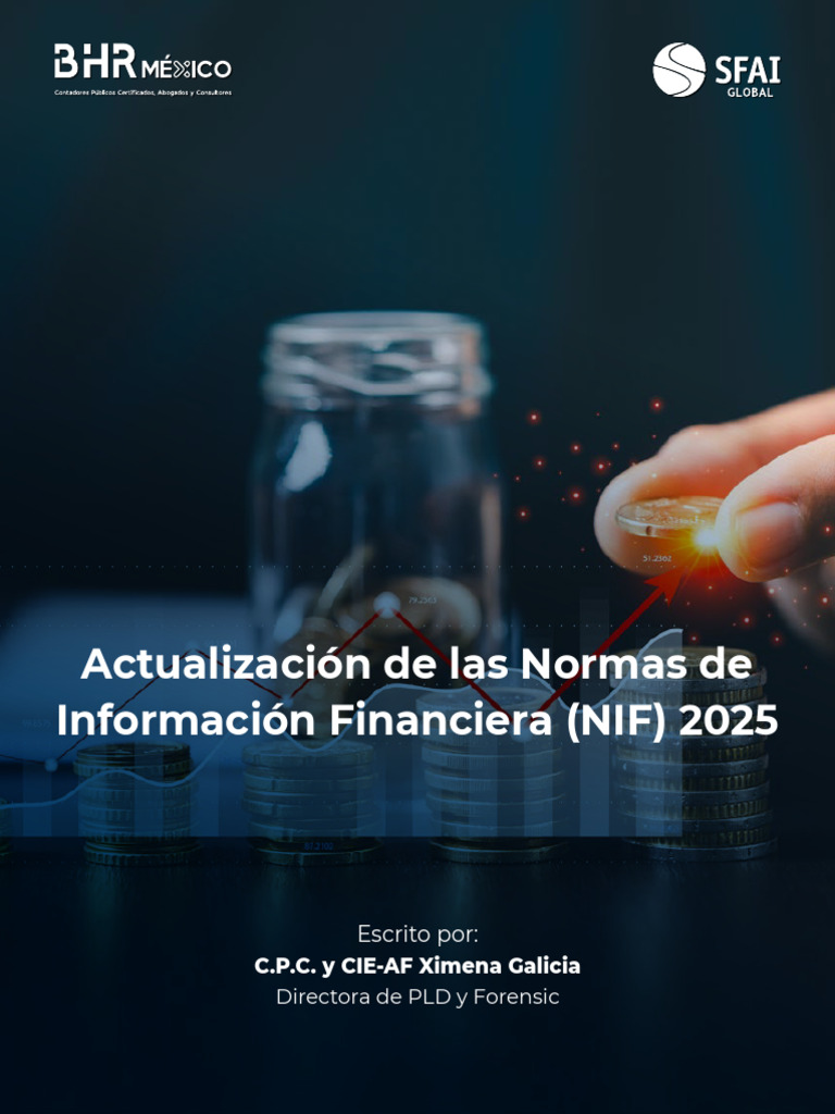 Actualizaciones NIF 2025 | PDF | Contabilidad | normas internacionales de INFORMACION FINANCIERA