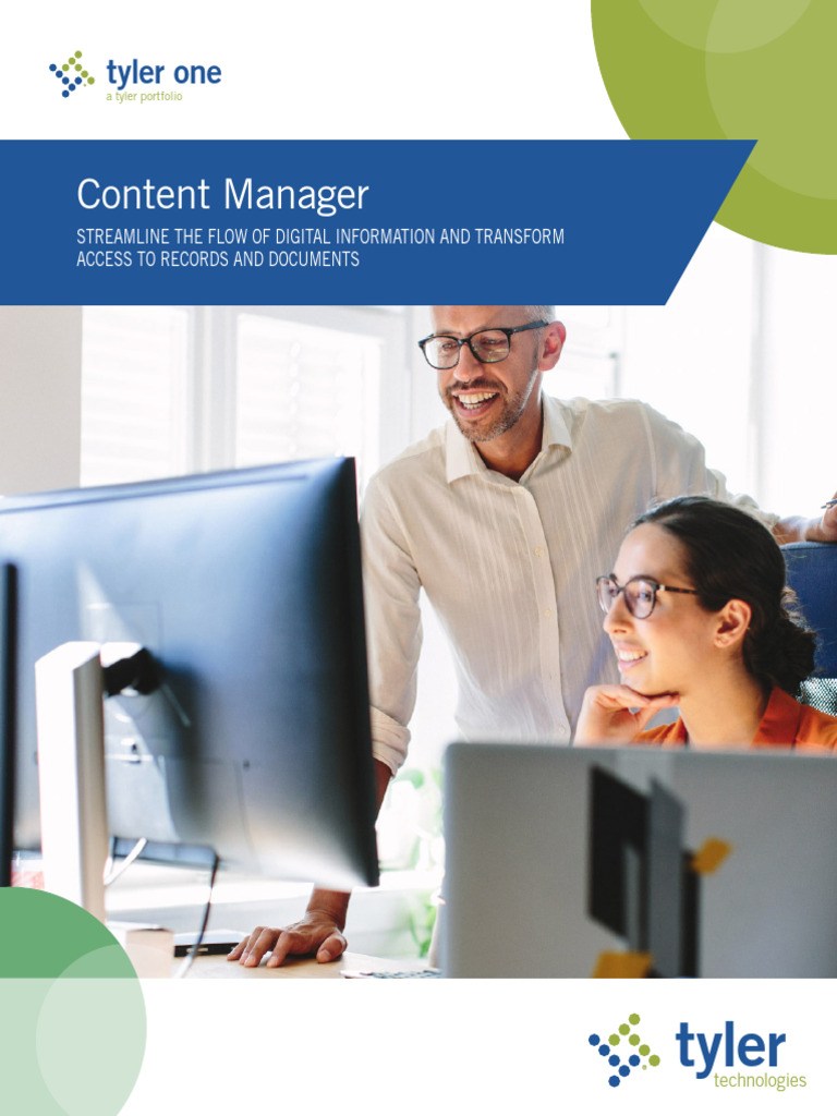 Tyler Content Manager Overview | PDF | Content Management | Optical ...