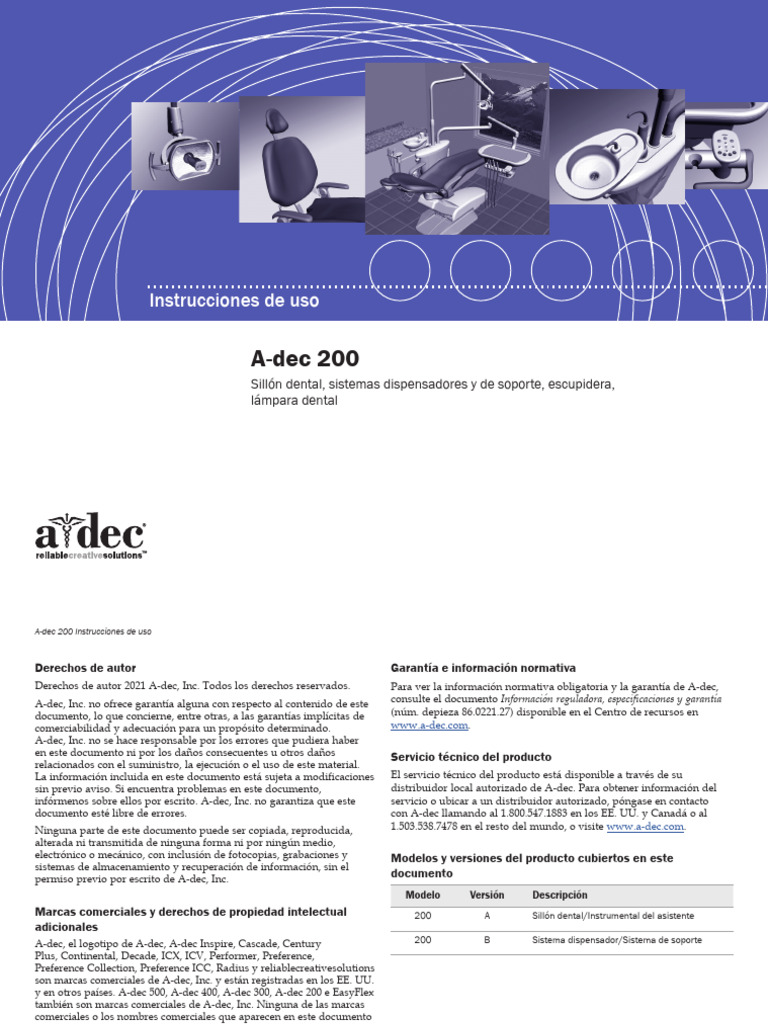 Manual Unidad Adec 200 | PDF | Cambiar | Refrigerante