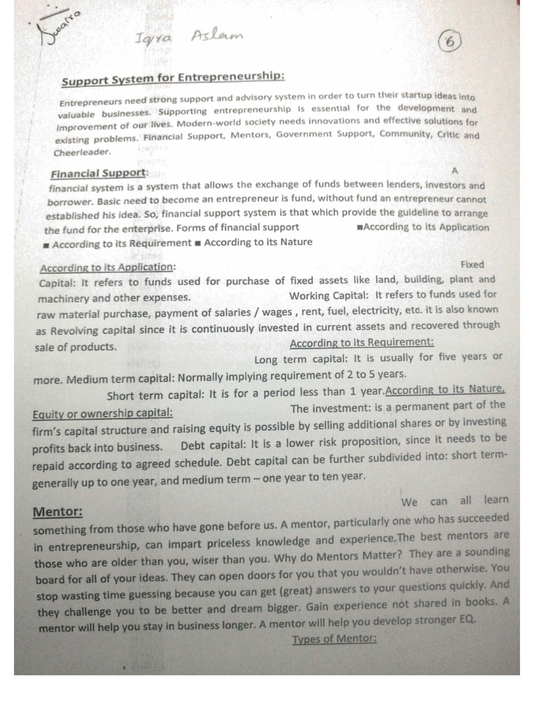 Support System | PDF