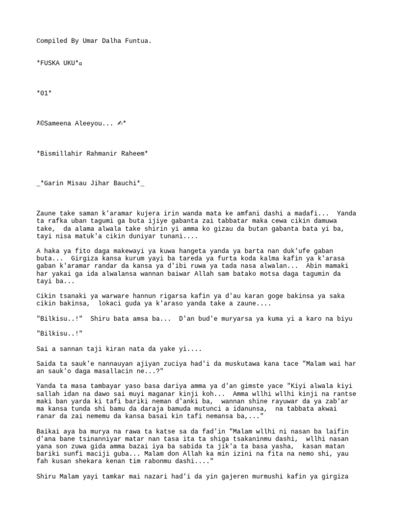 Fuska Uku...complete | PDF