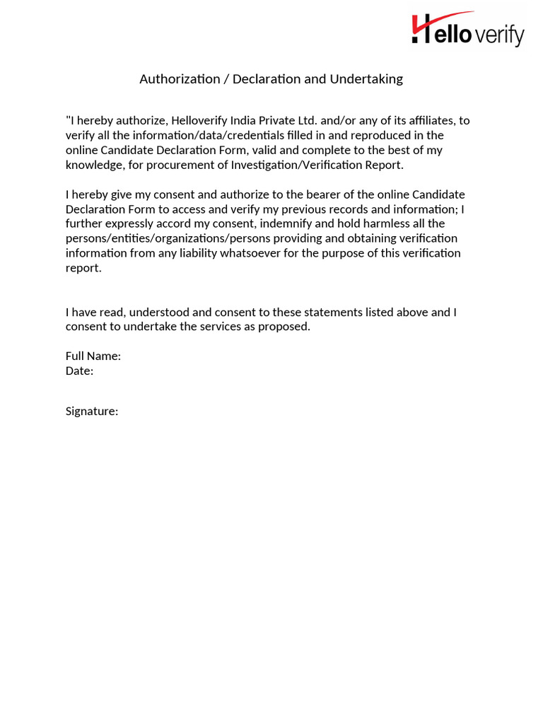 LOA All Helloverify | PDF