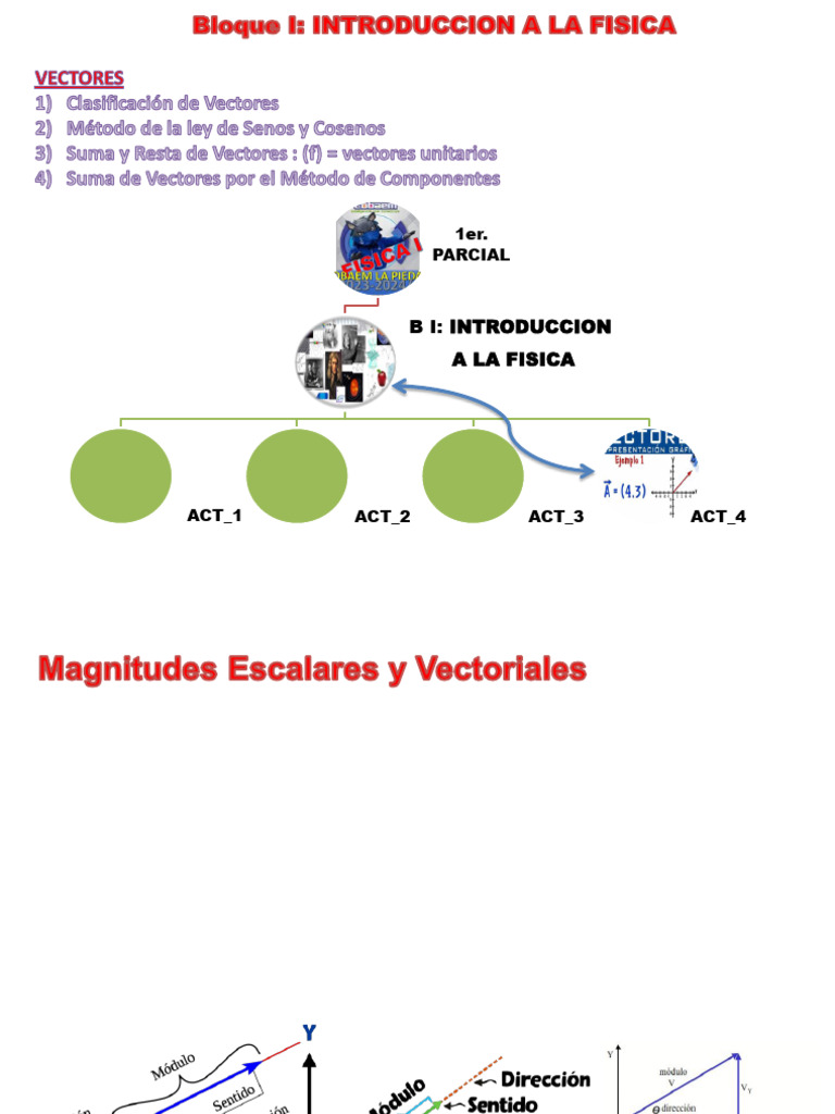ACT - 4 CVC FISICA I FINAL JJHR Ver 1.23 LA PIEDAD | PDF | Vector ...