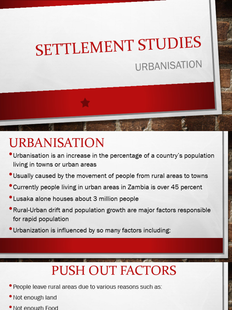 Lesson 8, Push and Pull Factors | PDF | Urbanization | Economies