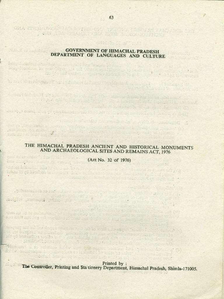 HPAncient and Historical Monuments and Archaeological Sites and Remains ...