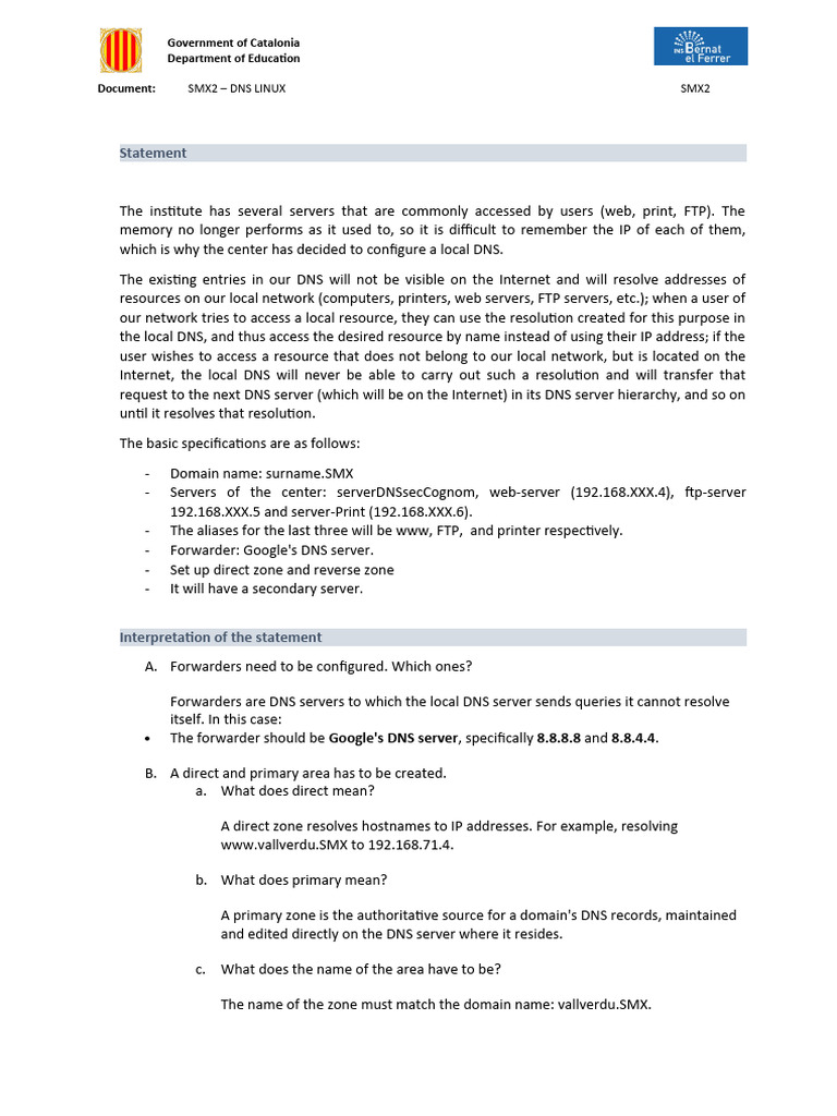 DNS Ubuntu Eng | PDF | Domain Name System | Computer Networking