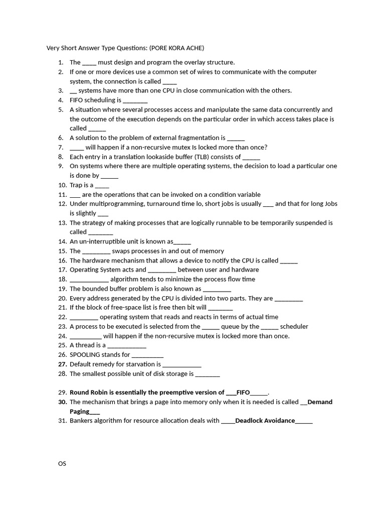 mcq | PDF | Scheduling (Computing) | Process (Computing)