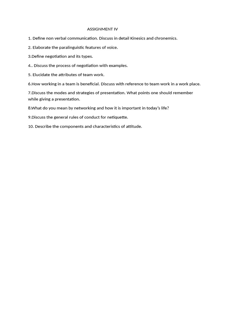 Assignment IV PC | PDF