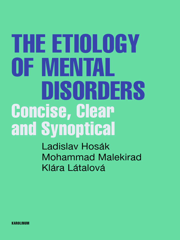 The Etiology of Mental Disorders | PDF | Single Nucleotide Polymorphism ...