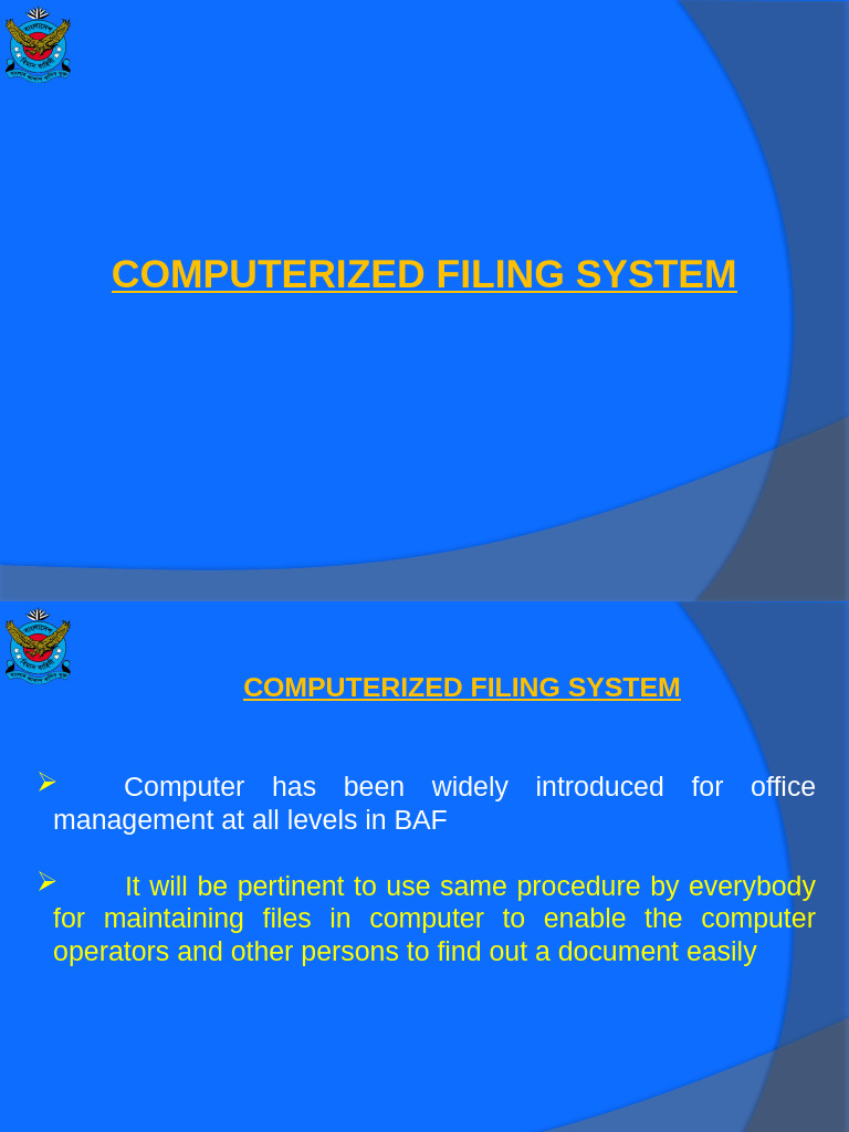 Topic-6, Computer Filing System | PDF | Computing