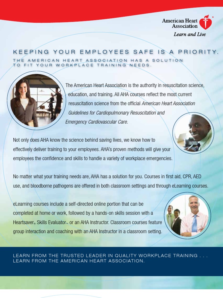 American Heart Association CPR Booklet | PDF | Educational Technology ...