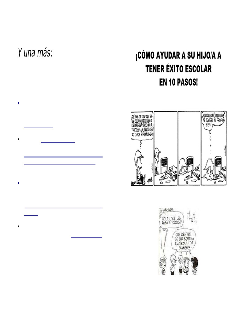 Guía para Padres: Éxito Escolar en 10 Pasos | PDF