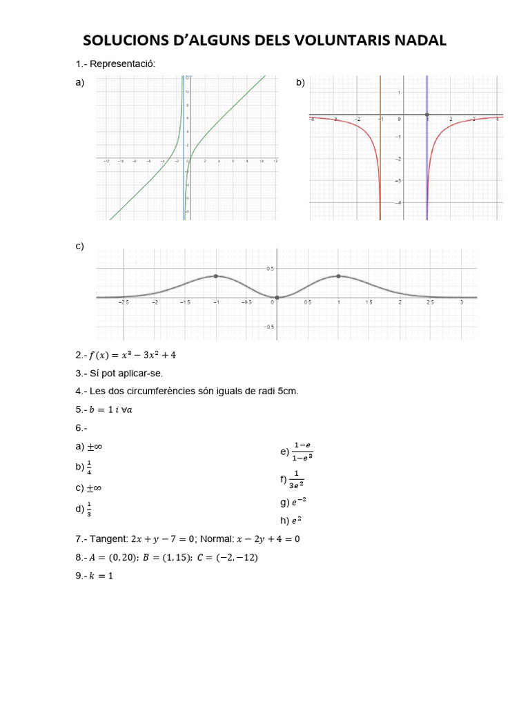 VOLUNTARIS 2a AVALUACIÓ (Solucions) | PDF