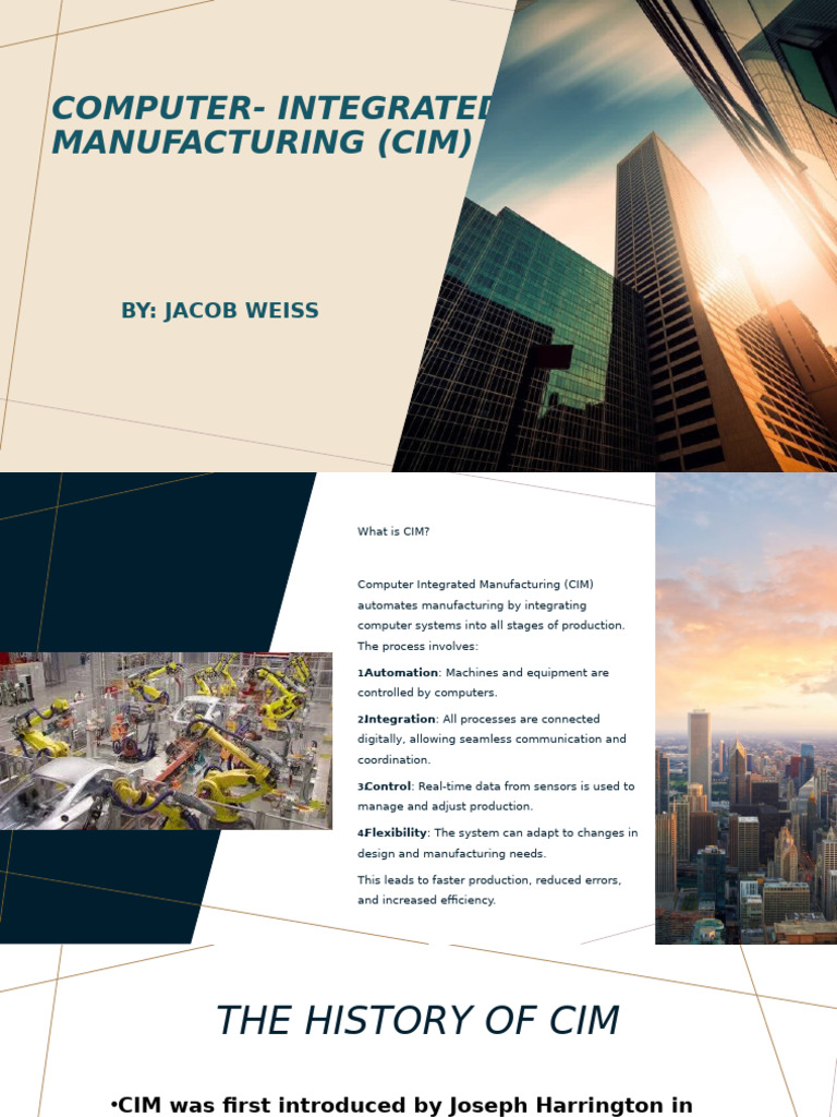Computer - Integrated MANUFACTURING (Cim) | PDF