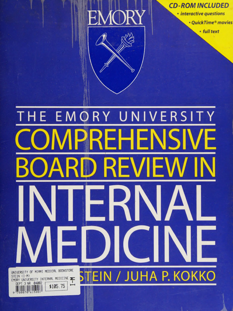 The Emory University Comprehensive Board Review in Internal | PDF ...