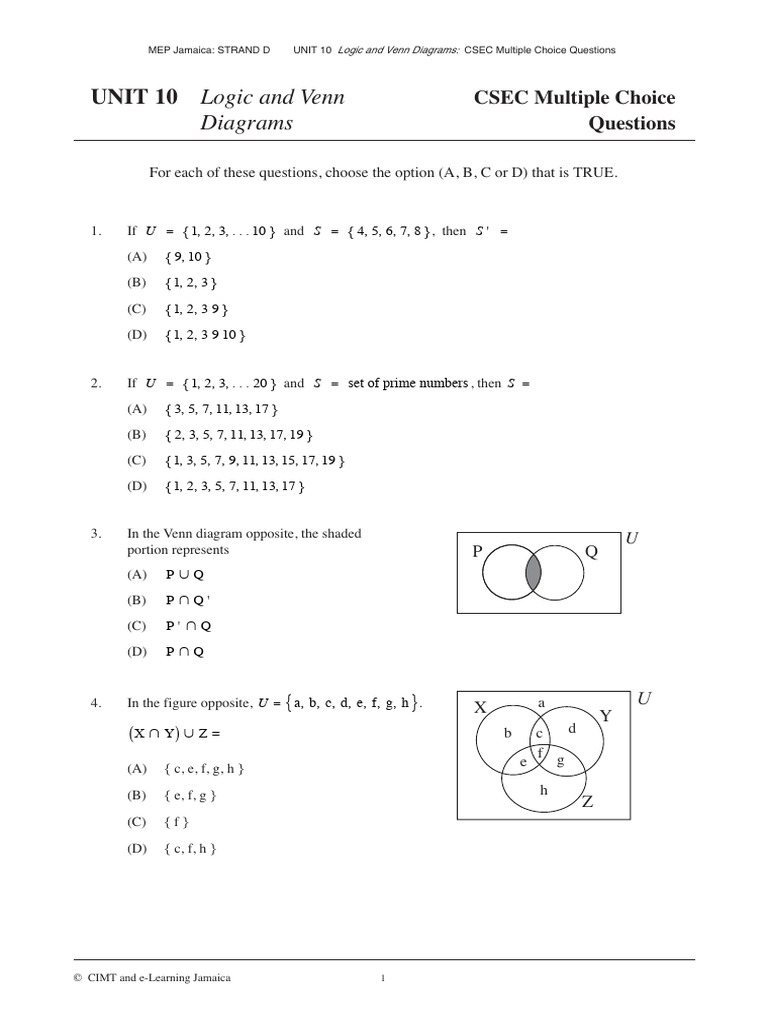 Csecmultiplechoice - Sets | PDF | Infographics | Conceptual Model