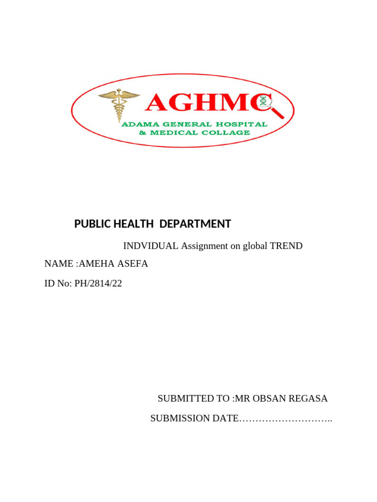 Global Health Trends Assignment | PDF