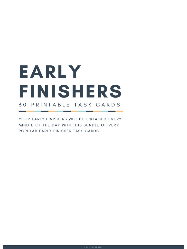 Early_Finishers | PDF | Cognition | Cognitive Science