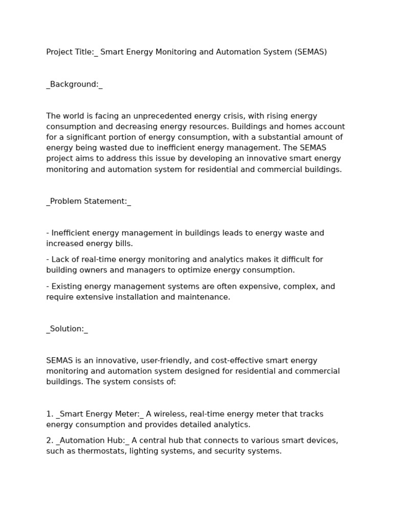 Entre.assignment | PDF | Energy Conservation | Automation