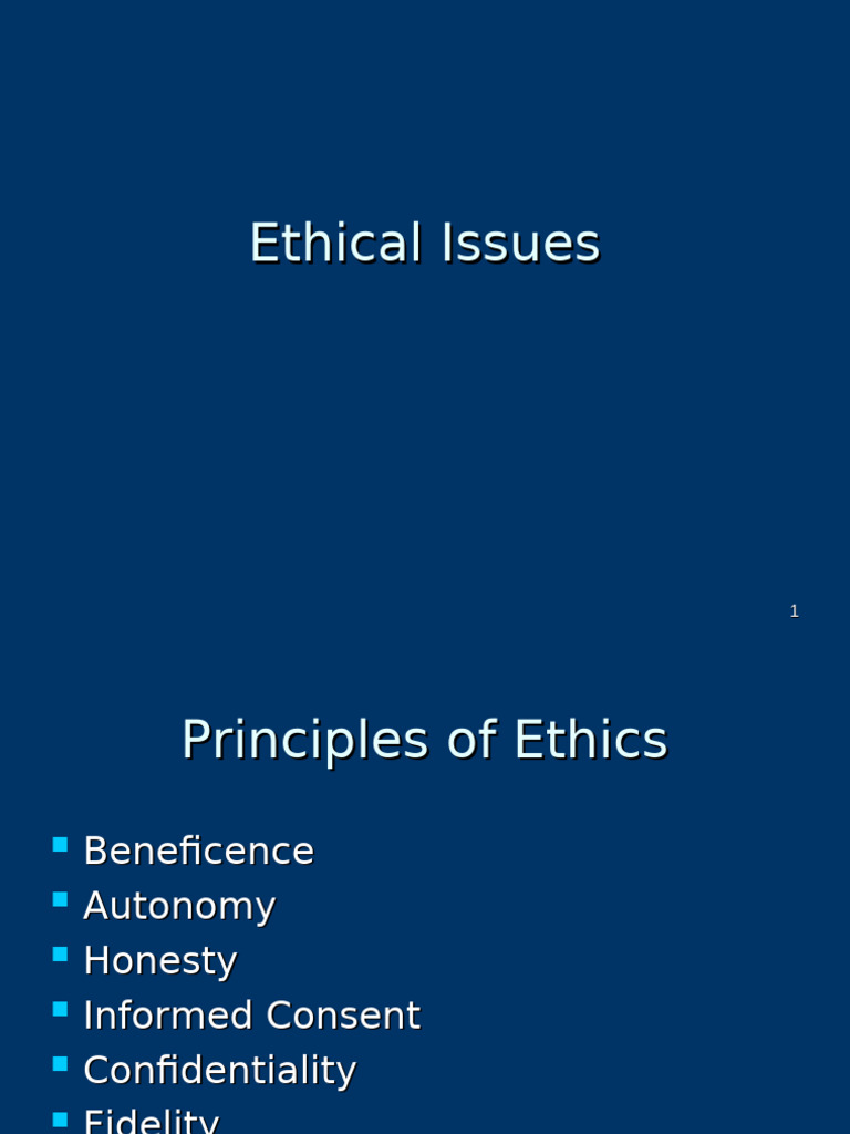 2 Ethical Principles | PDF | Confidentiality | Informed Consent
