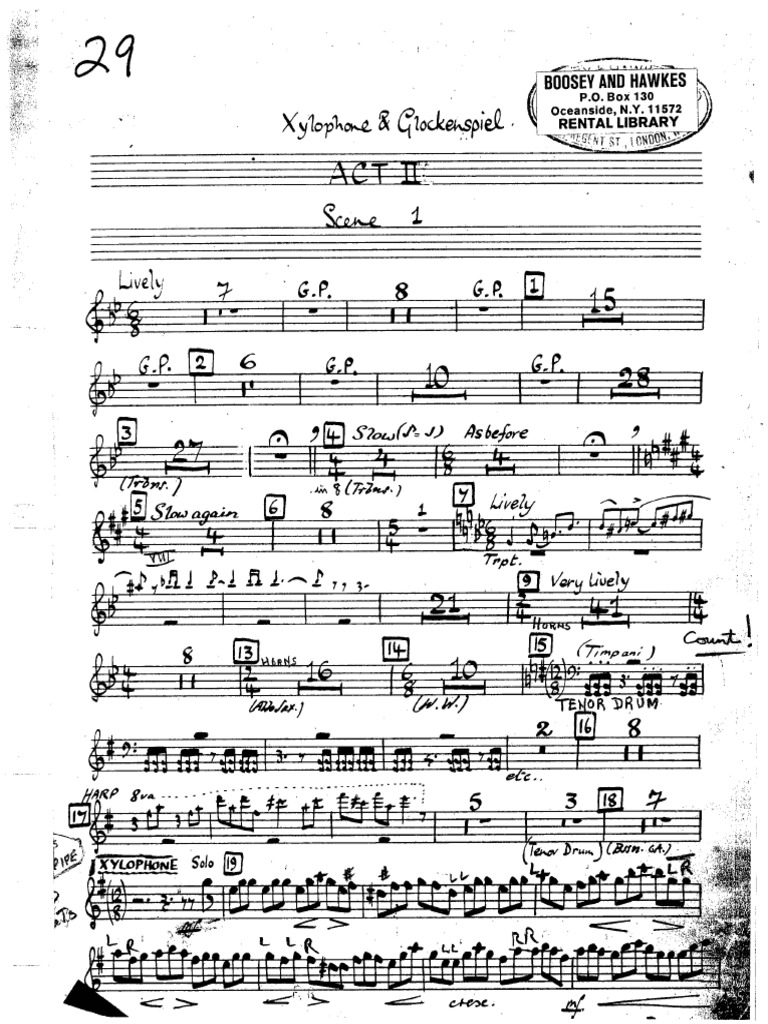 Billy Budd Percussion | PDF