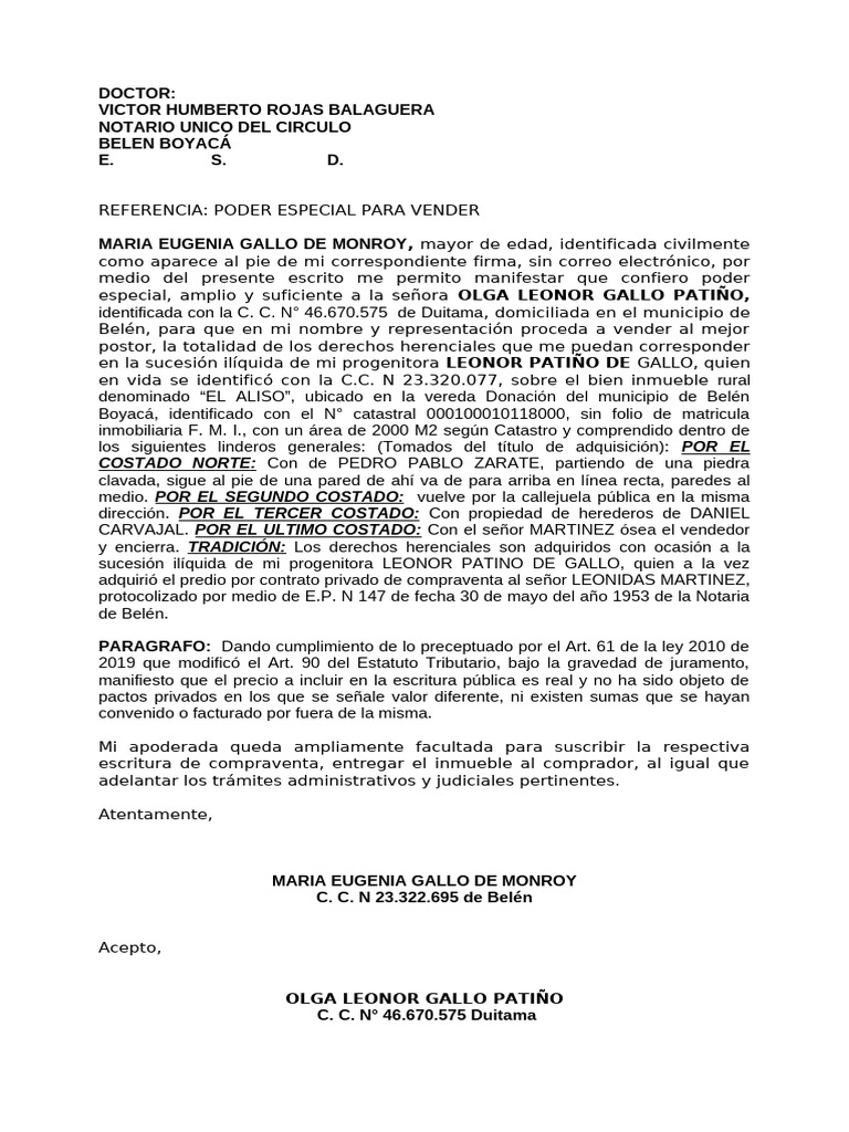 Poder Venta | PDF | Ley común