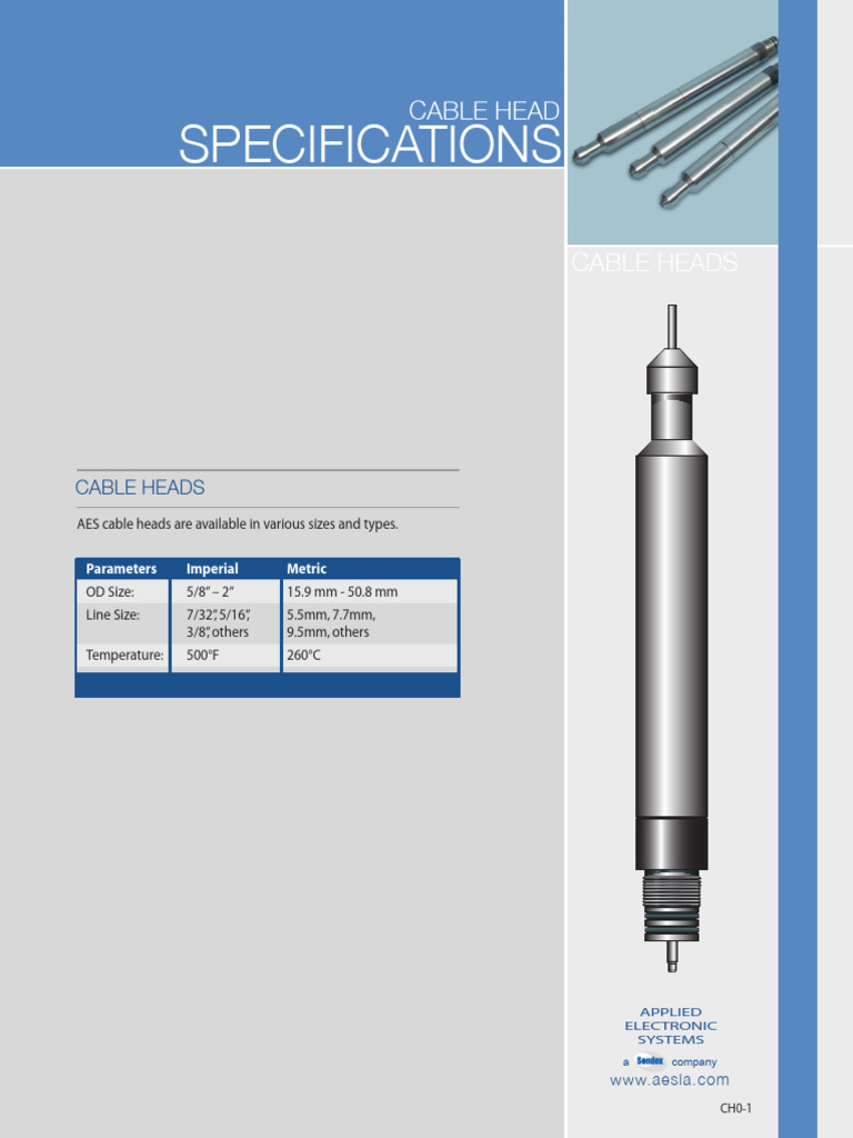 cableheads | PDF | Electrical Connector | Equipment