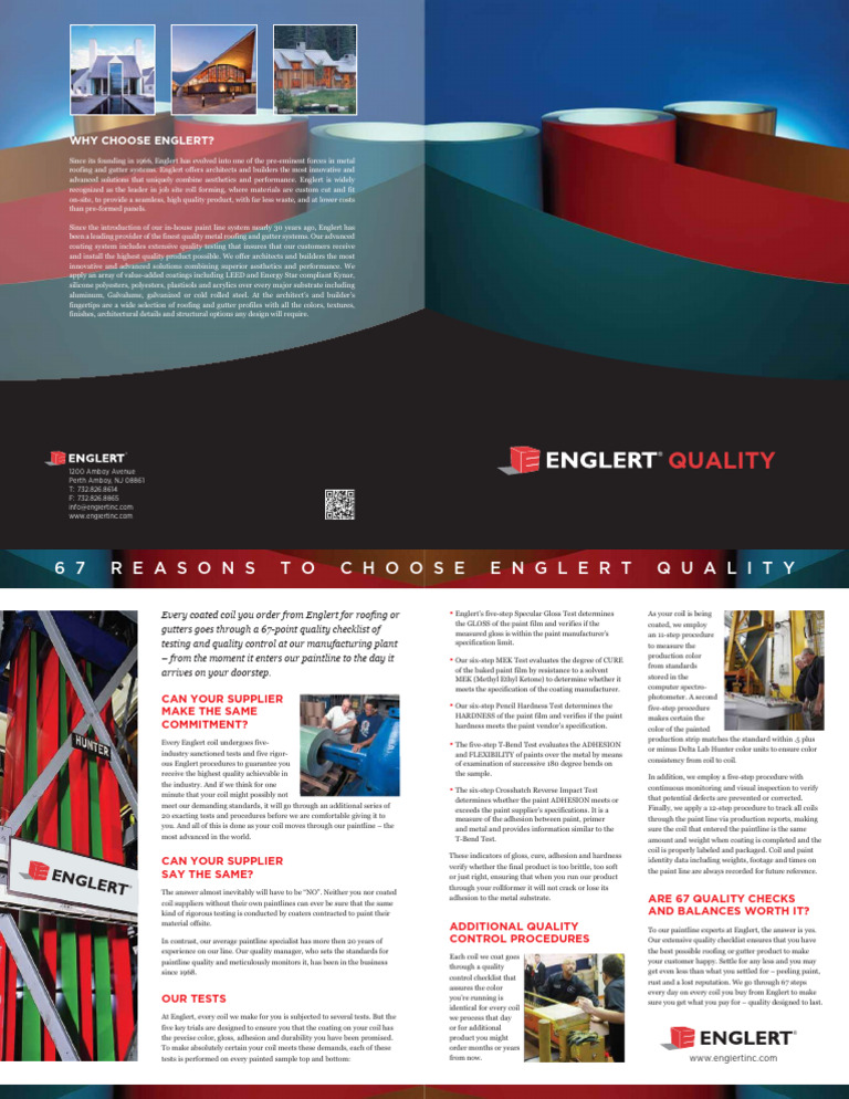 Quality Brochure | PDF | Paint | Coating