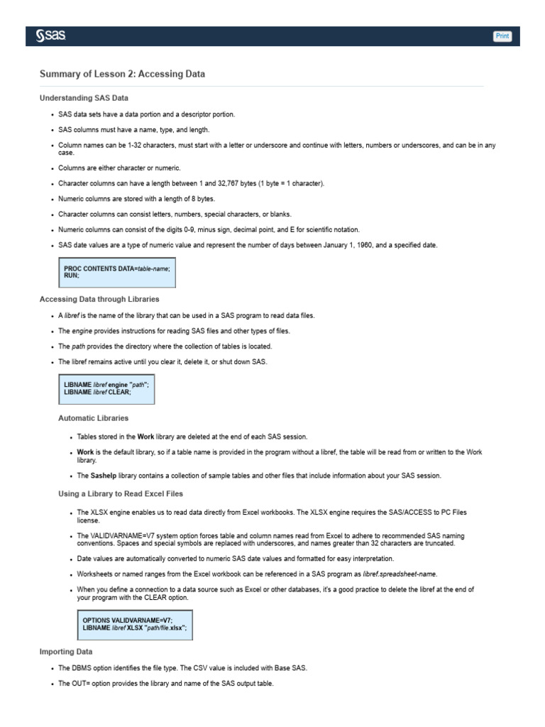 EPG1V2_Summary of Lesson 2_ Accessing Data | PDF | Microsoft Excel ... EPG1V2_Summary of Lesson 2_ Accessing Data | PDF | Microsoft Excel ...