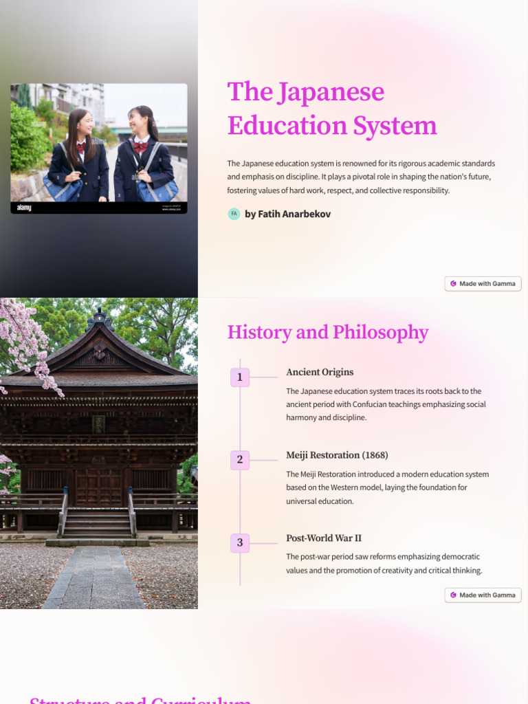 Japanese Education System Overview | PDF