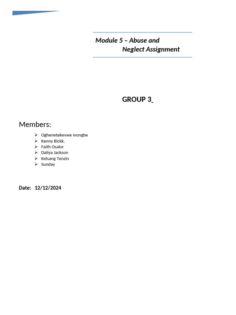 Module 5 Assignment Completed | PDF | Anger | Interpersonal Relationships