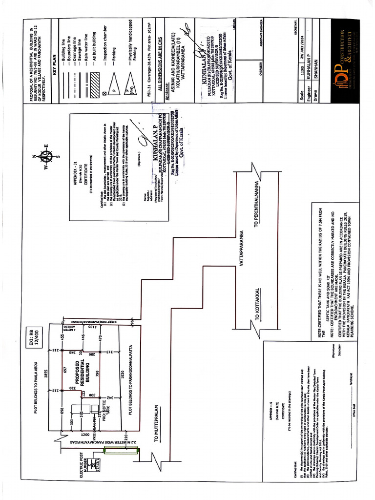 Asinar Key Plan | PDF