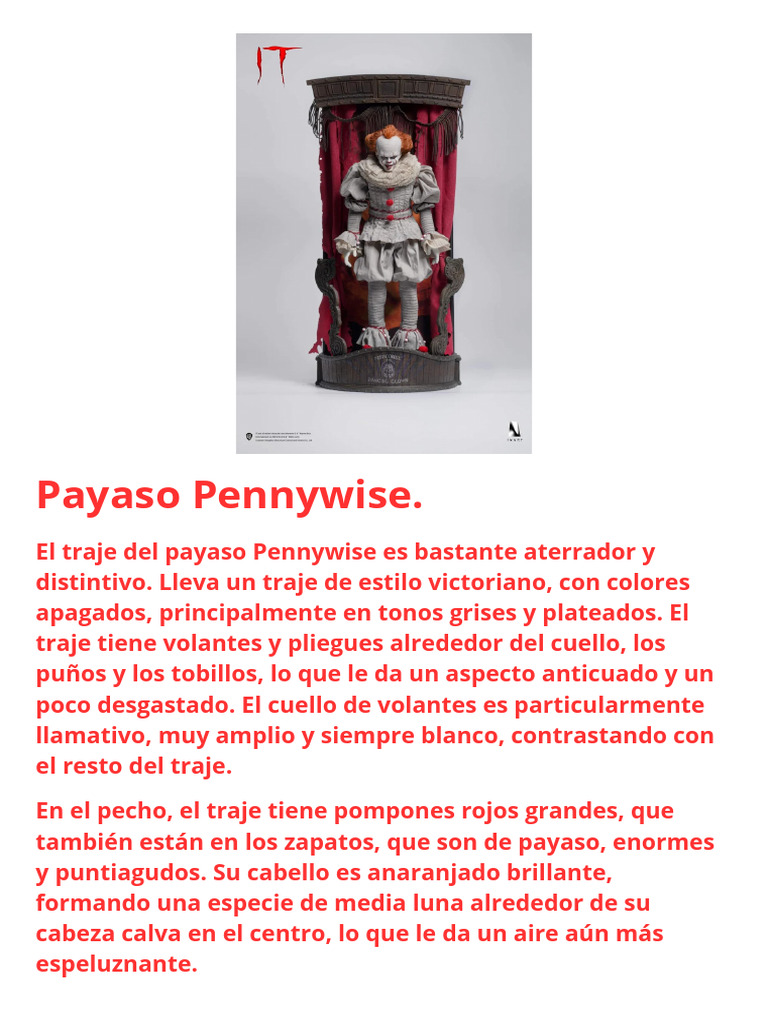 Payaso Pennywise. | PDF