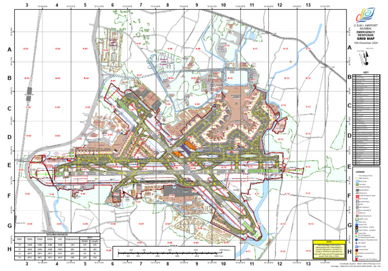 CSMIA Airport Grid Map Overview | PDF