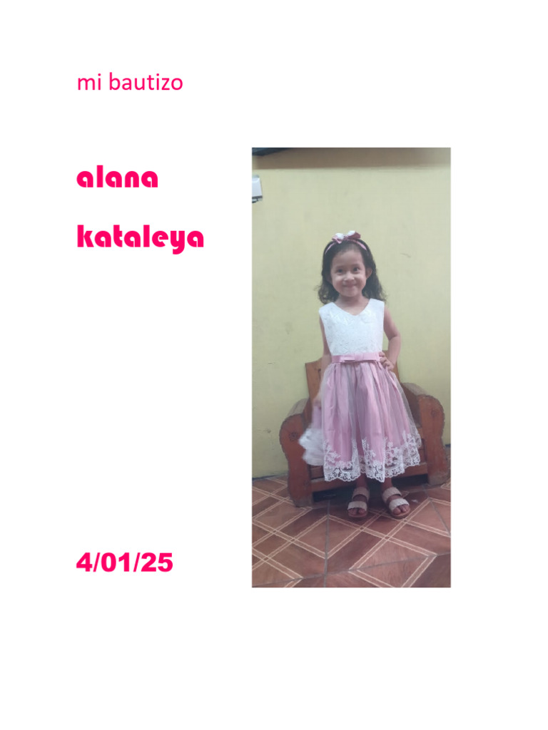 Bautizo Alana | PDF