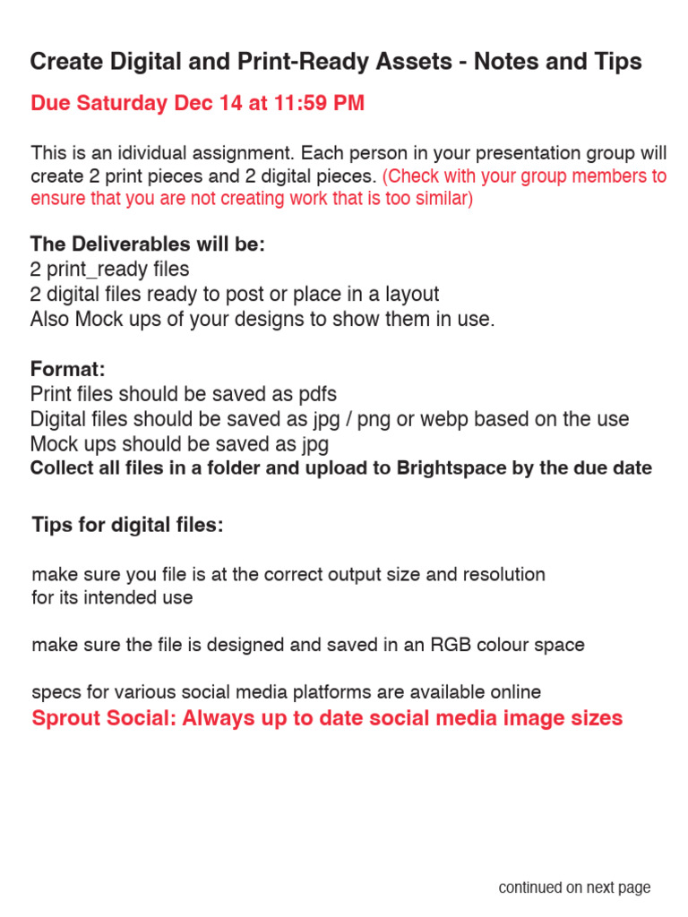 Cohort B - Tips and Details For Create Digital and Print Ready Assets ...