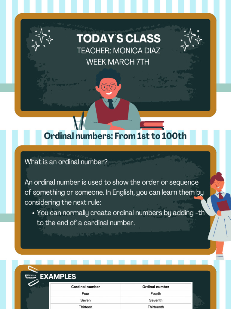 Understanding Ordinal Numbers in English | PDF