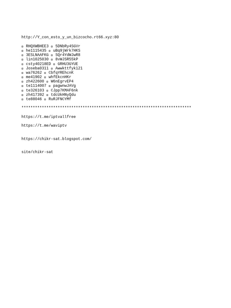 X13 Code Xtream IPTV+M3U All Channel World 2025 Iptvallfree | PDF