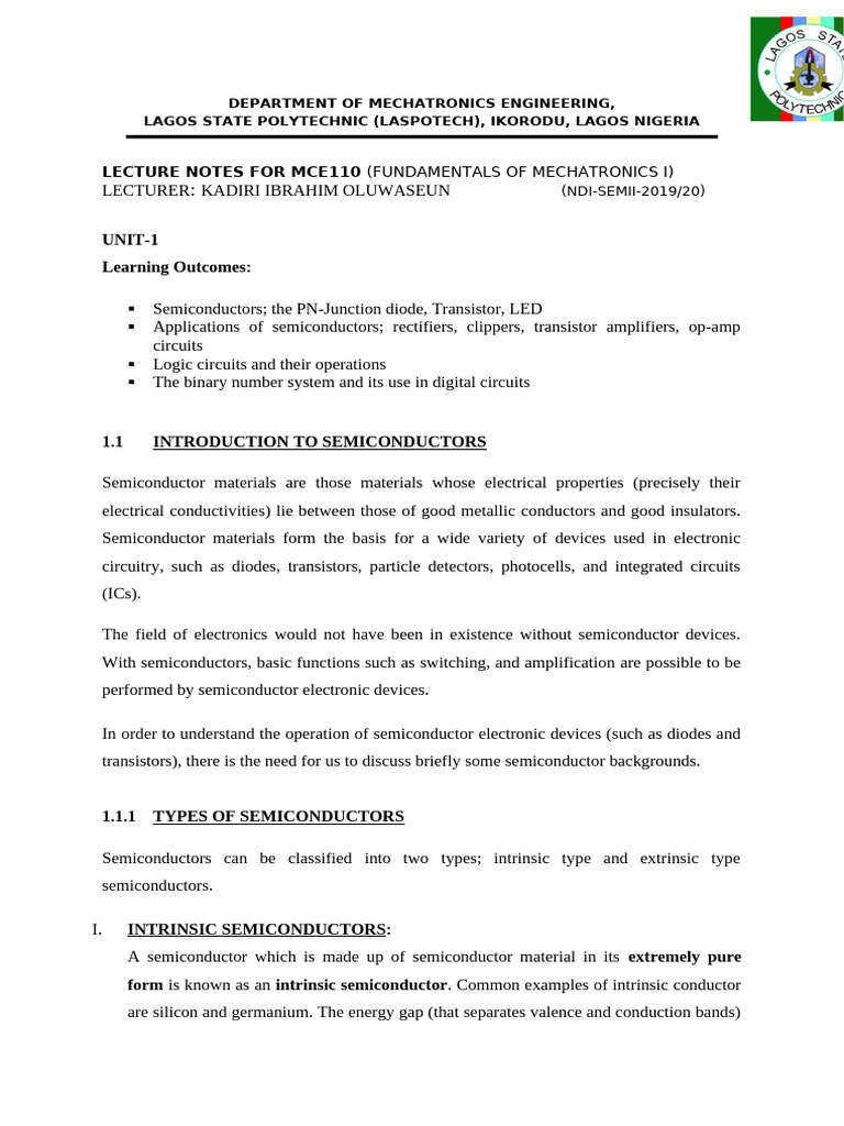 FOM 1 | PDF | Bipolar Junction Transistor | P–N Junction