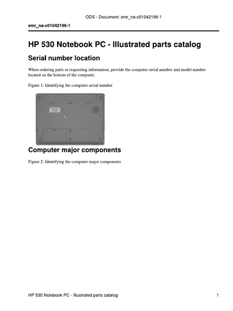 Hp570-Repair Parts | PDF