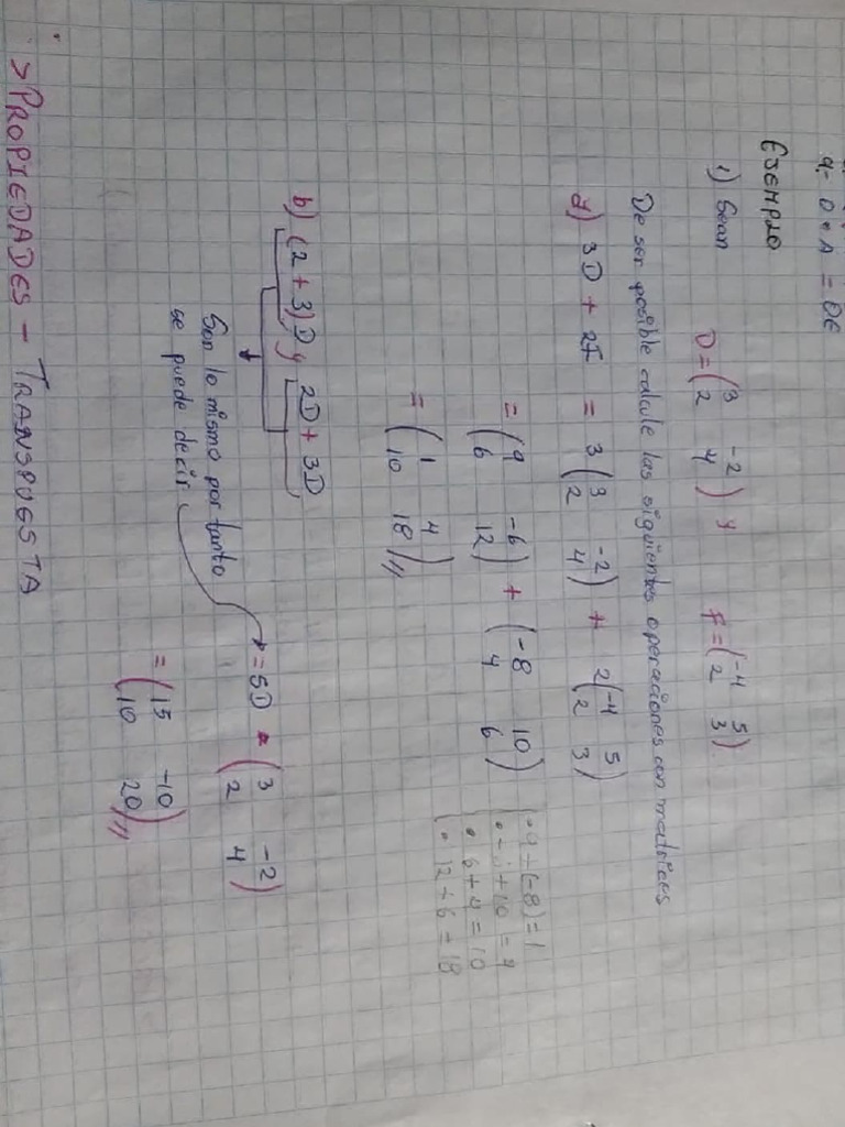 Diaz Emerson Álgebra Lineal Deber 01 | PDF