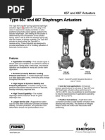 Manual Fisher 655 | PDF | Valve | Actuator