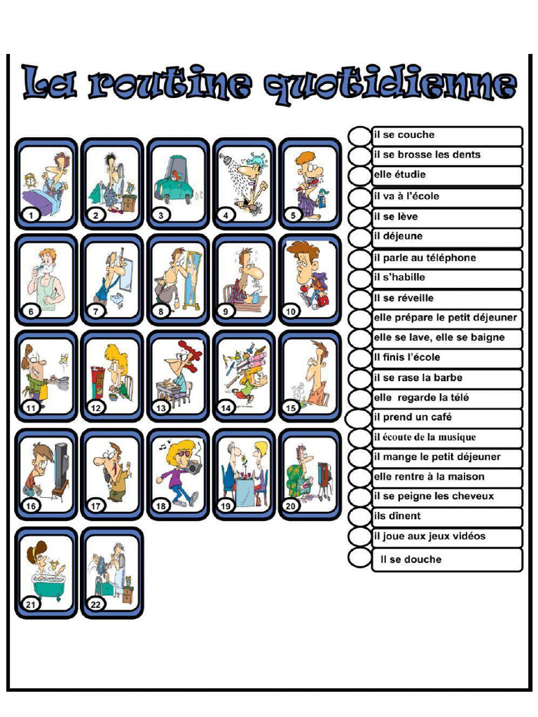 La Routine Quotidienne | PDF