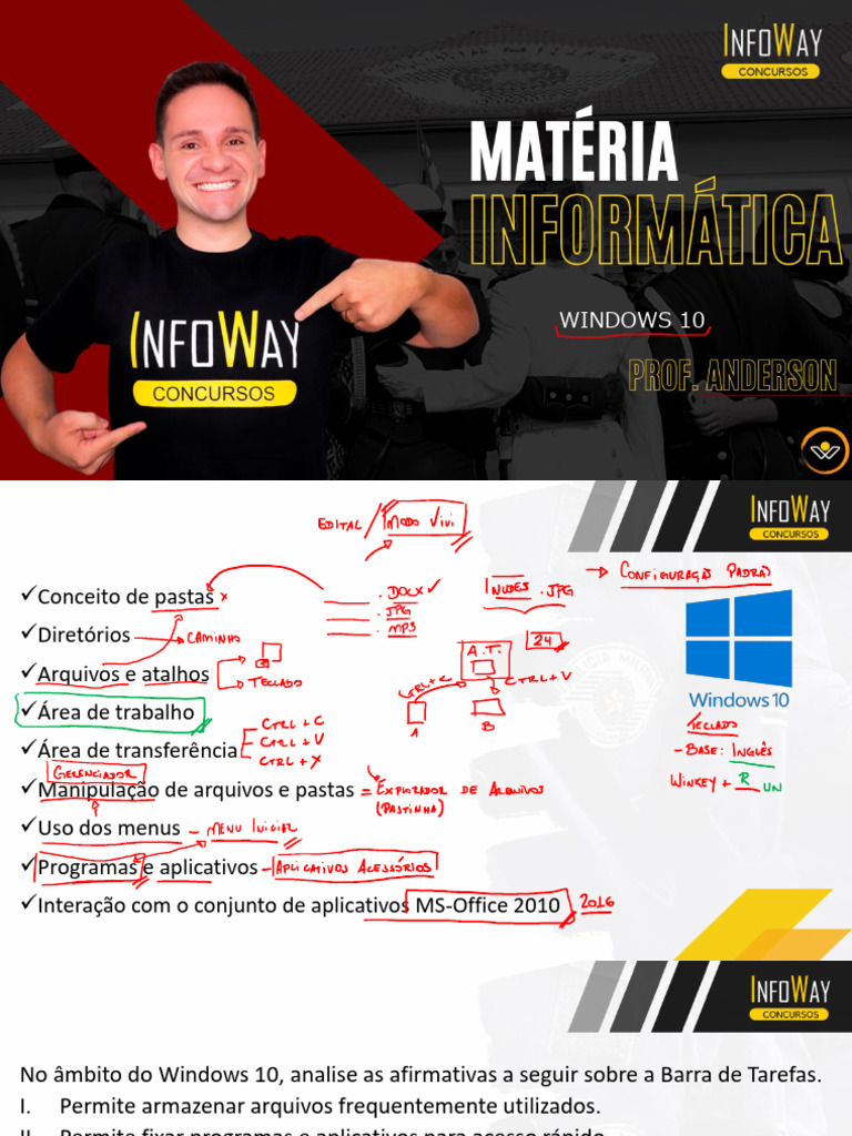 09 01+-+Introdução+ao+Windows+10 | PDF | Windows 10 | Microsoft Windows
