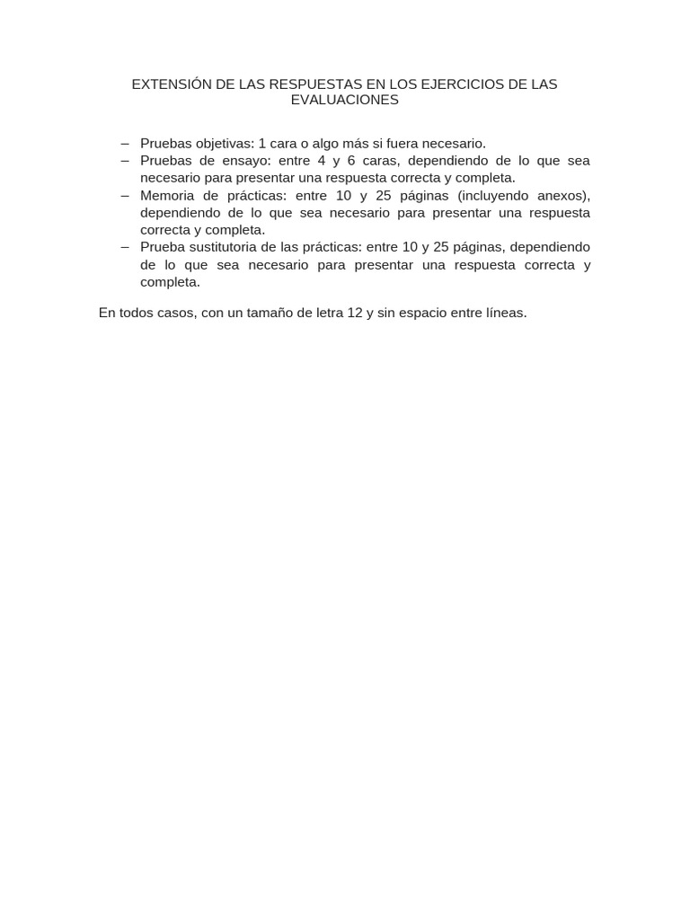 Extensión de Respuestas en Los Ejercicios | PDF