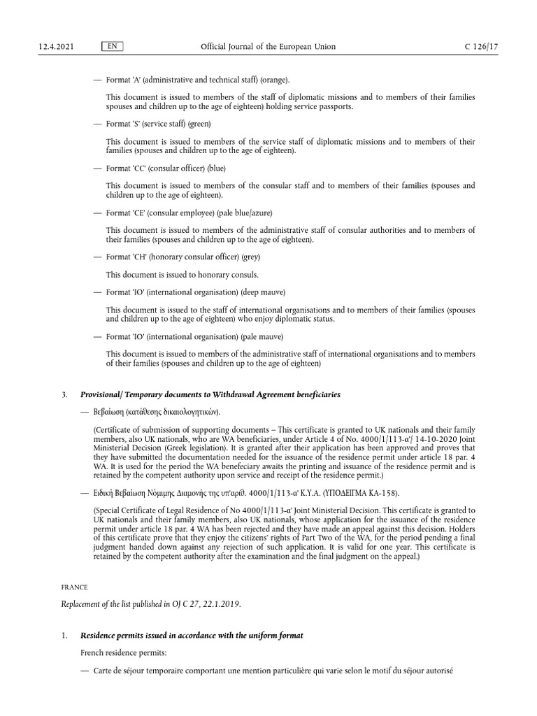 Official Journal of The European Union | PDF | Consul (Representative ...
