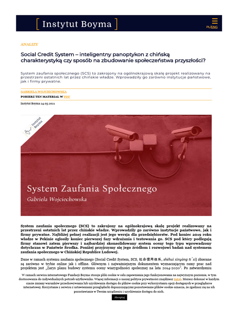 Social Credit System Boym | PDF